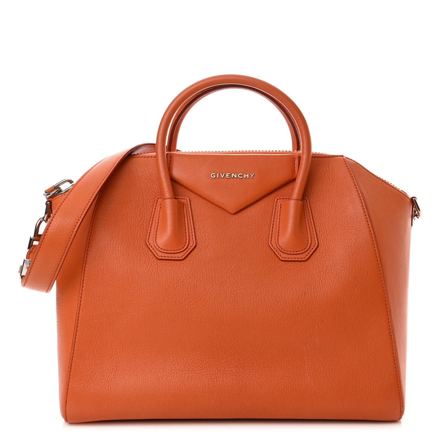 Givenchy Sugar Goatskin Medium Antigona Orange 1559292 – FASHIONPHILE