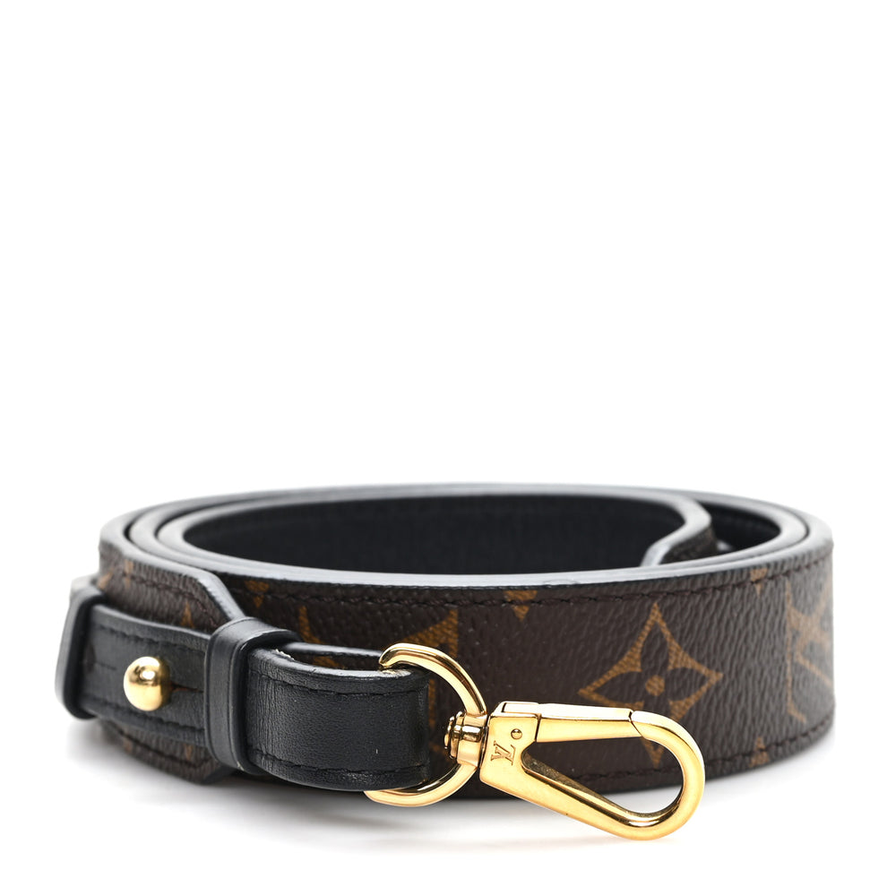 Louis Vuitton Monogram Bandouliere Shoulder Strap XL Black 1873925 ...