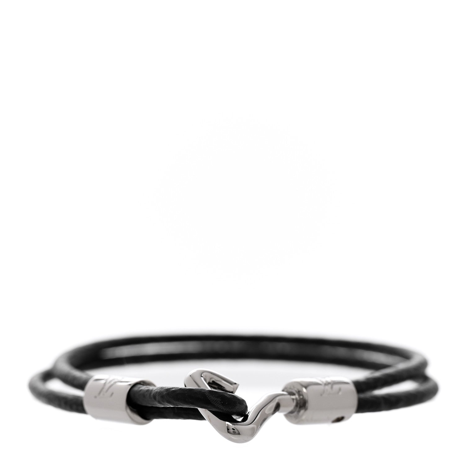 Louis Vuitton Monogram Eclipse LV Pin Bracelet 19 Grey 1149809 ...