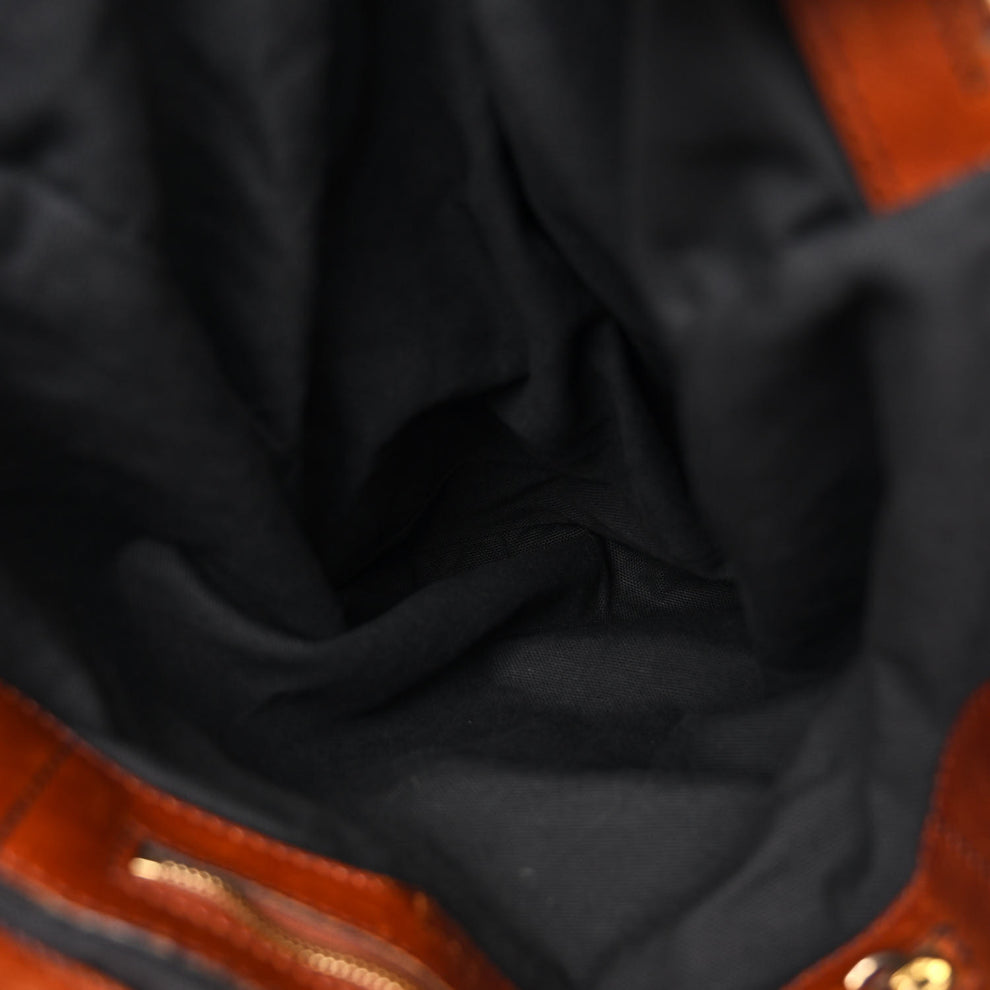 Burberry House Check Bridle Calfskin Medium Gosford Hobo Dark Tan ...