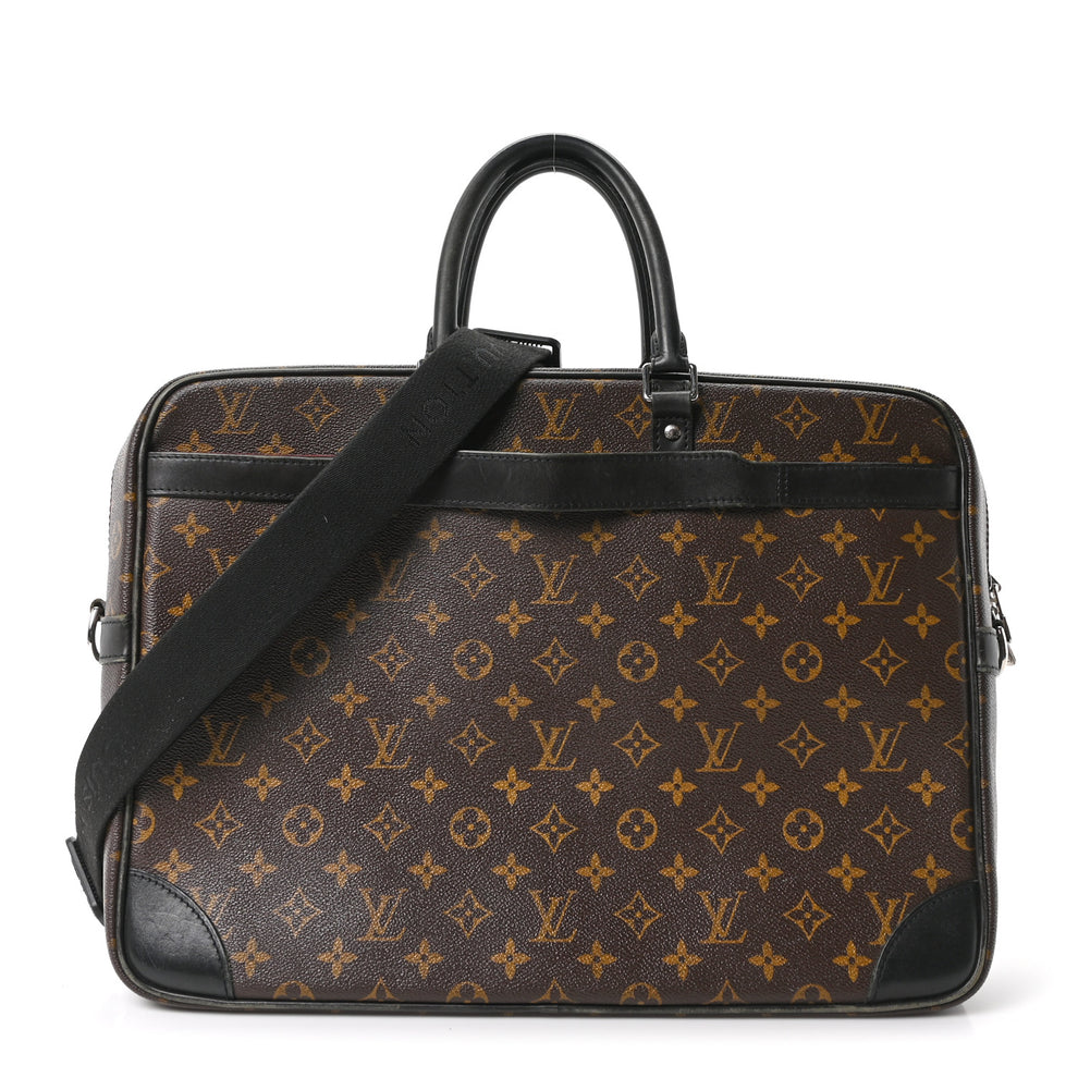Louis Vuitton Monogram Macassar Porte-Documents Voyage GM 1874661 ...