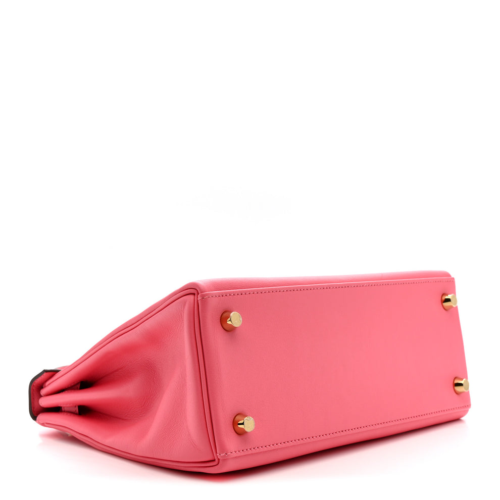 Hermes Swift Kelly Retourne 25 Rose Azalee 1784930 – FASHIONPHILE