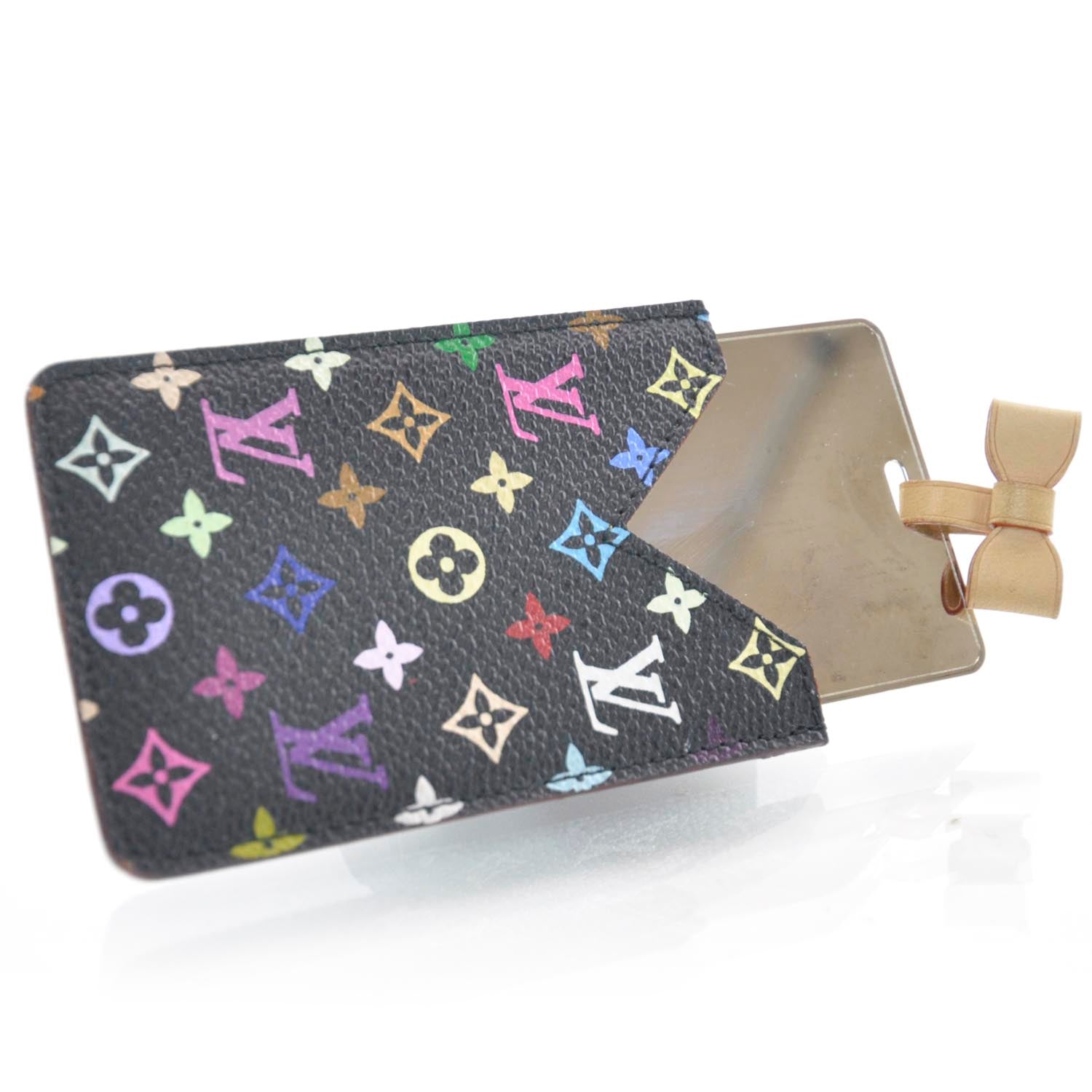Louis Vuitton Monogram Multicolor Mirror and Case Pouch Black 29801 ...