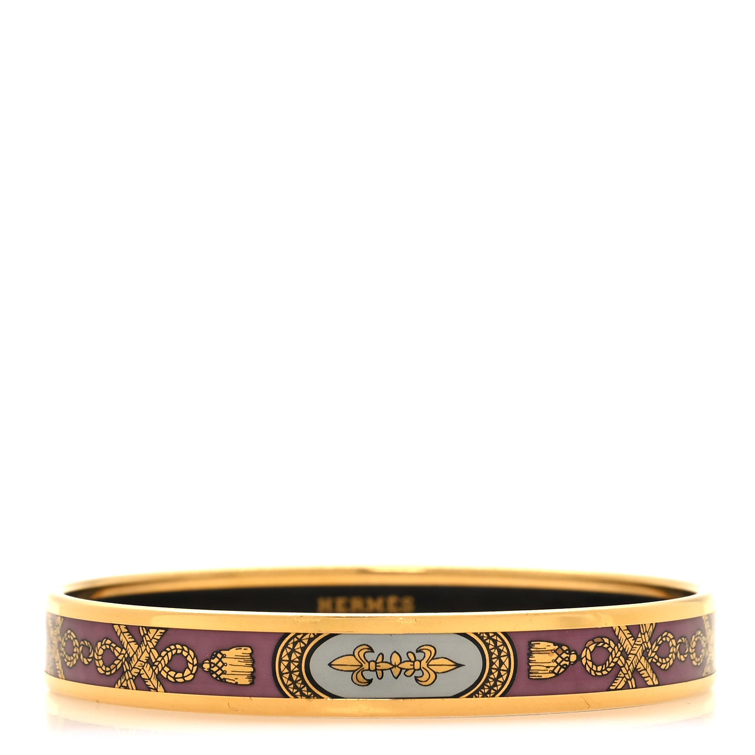 Hermes Enamel Printed Grand Apparat Narrow Bracelet 70 1476089 ...
