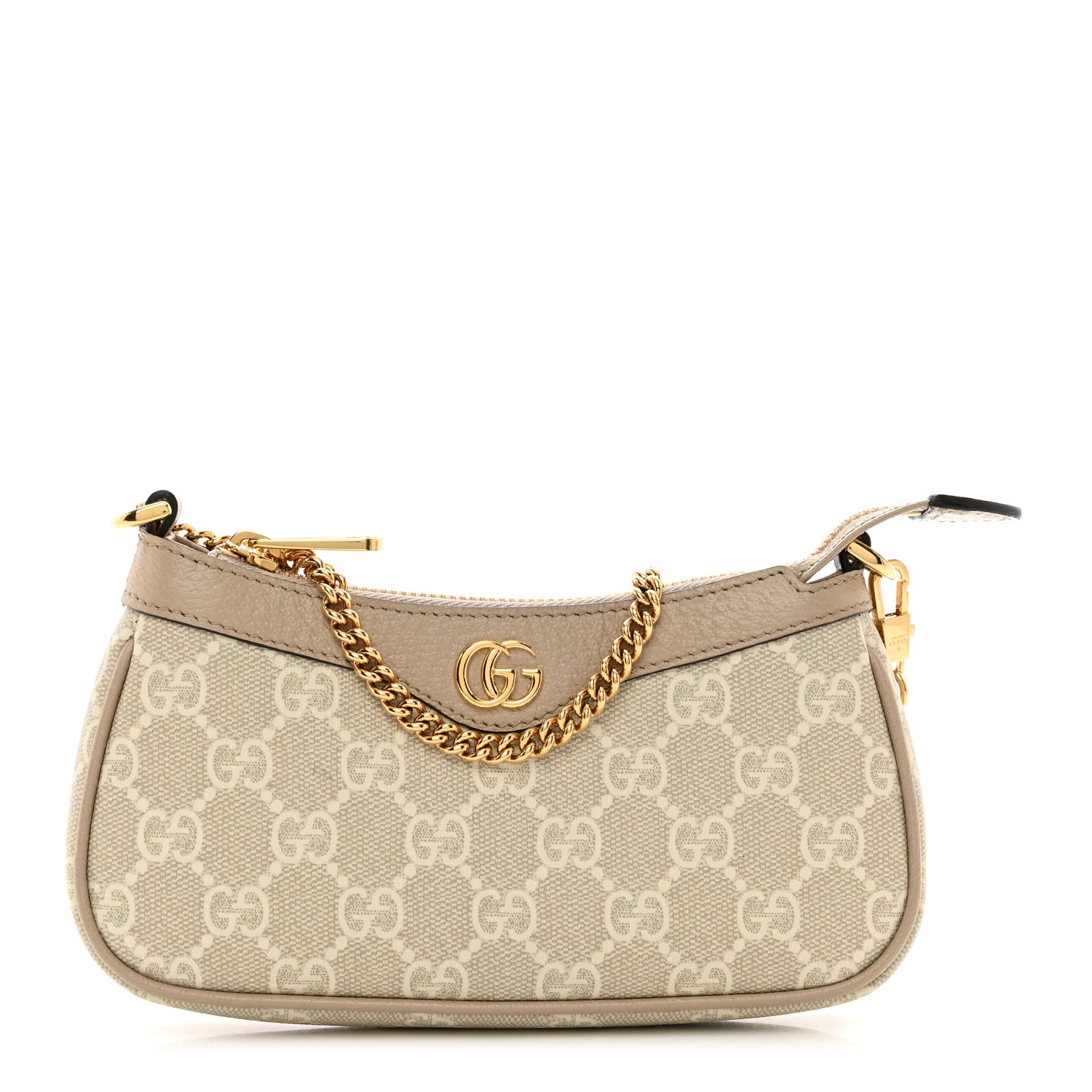 Gucci GG Supreme Monogram Textured Dollar Calfskin Web Mini Ophidia GG ...