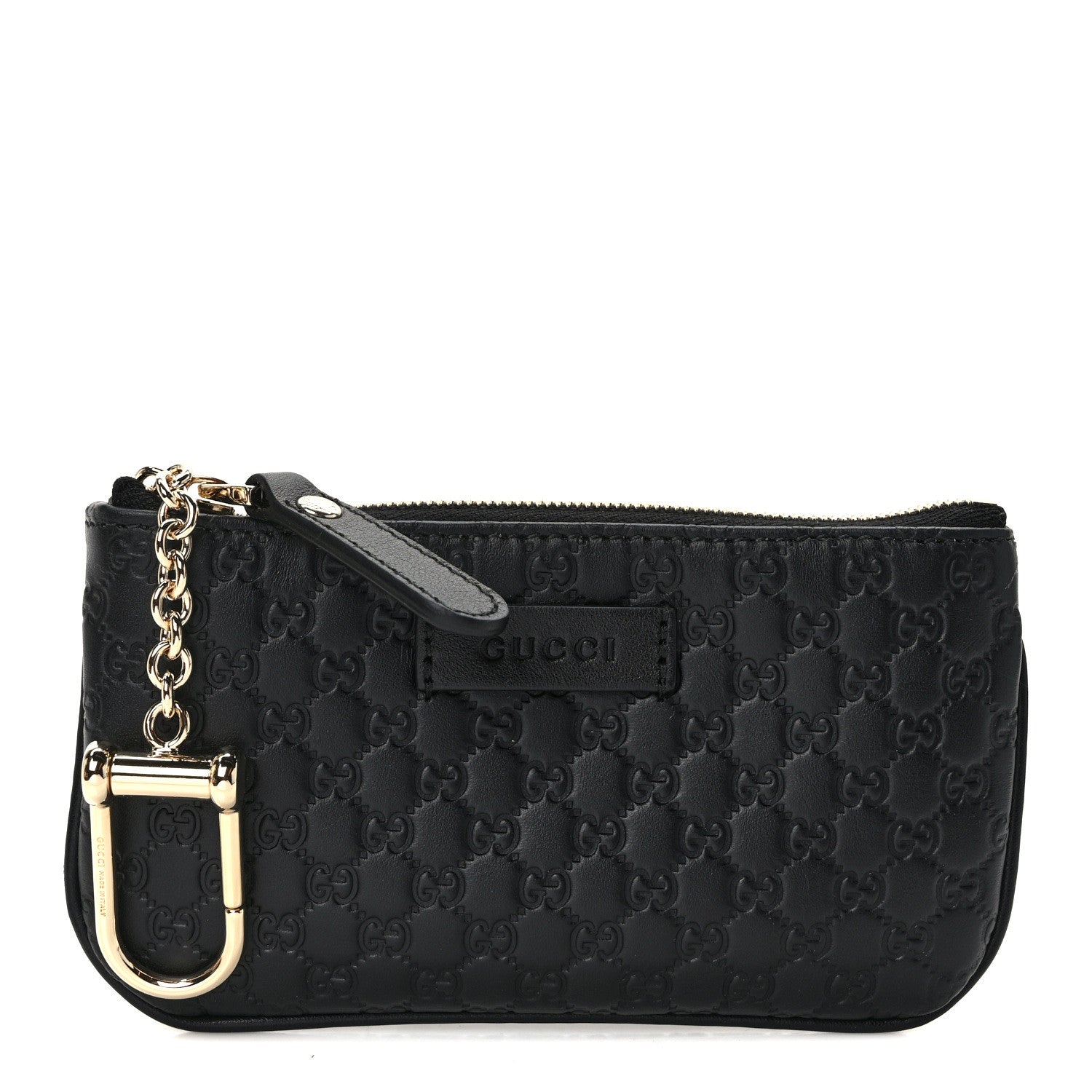 Gucci Microguccissima Key Ring Coin Case Black 1408515 – FASHIONPHILE