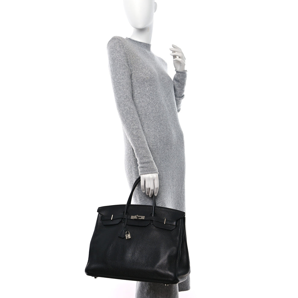 Hermes Taurillon Clemence Birkin 40 Black 1470412 – FASHIONPHILE