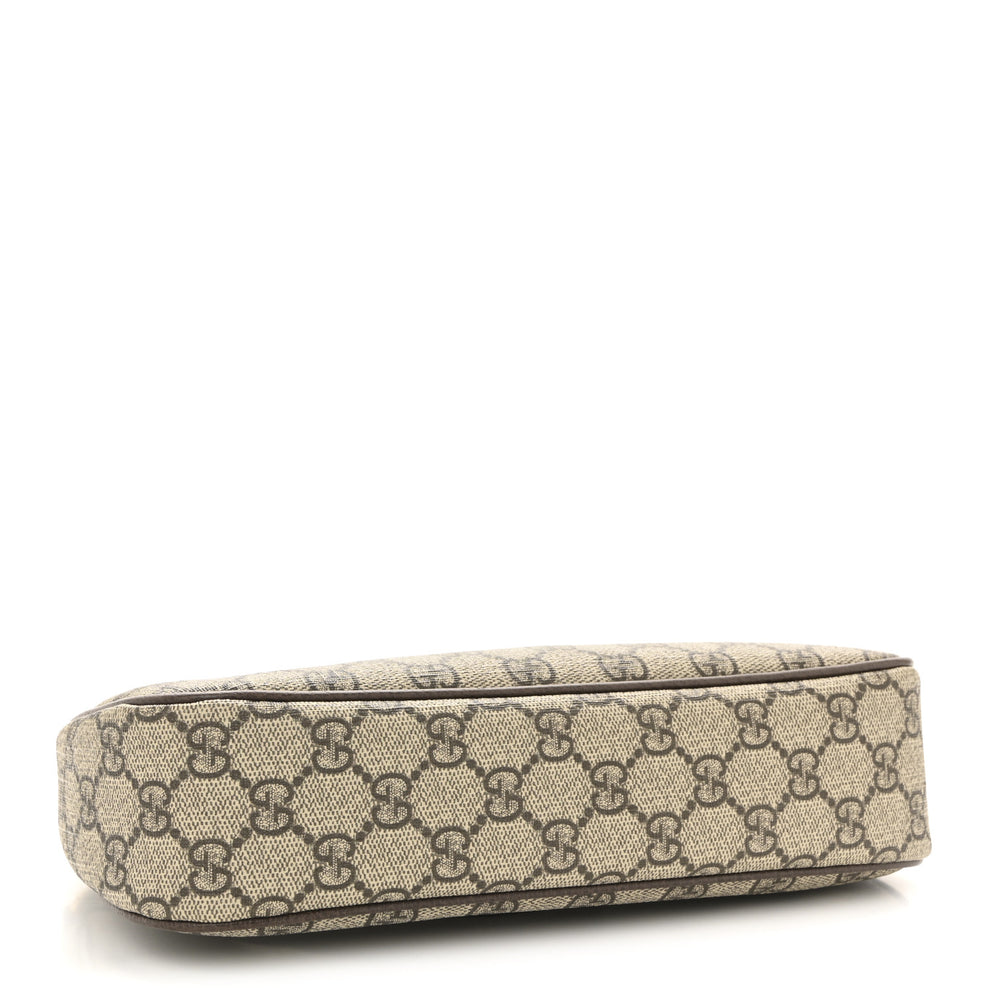 Gucci GG Supreme Monogram Textured Dollar Calfskin Small Ophidia Hobo ...