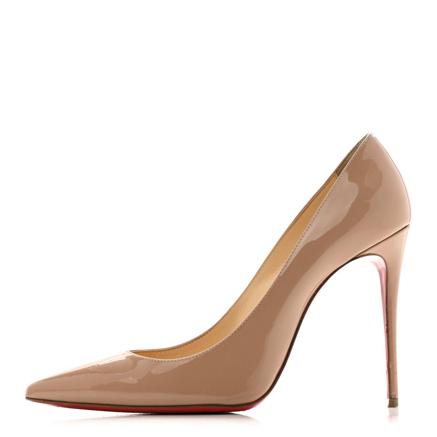Christian Louboutin Patent So Kate 100 Pumps 39.5 Nude 1768425 ...