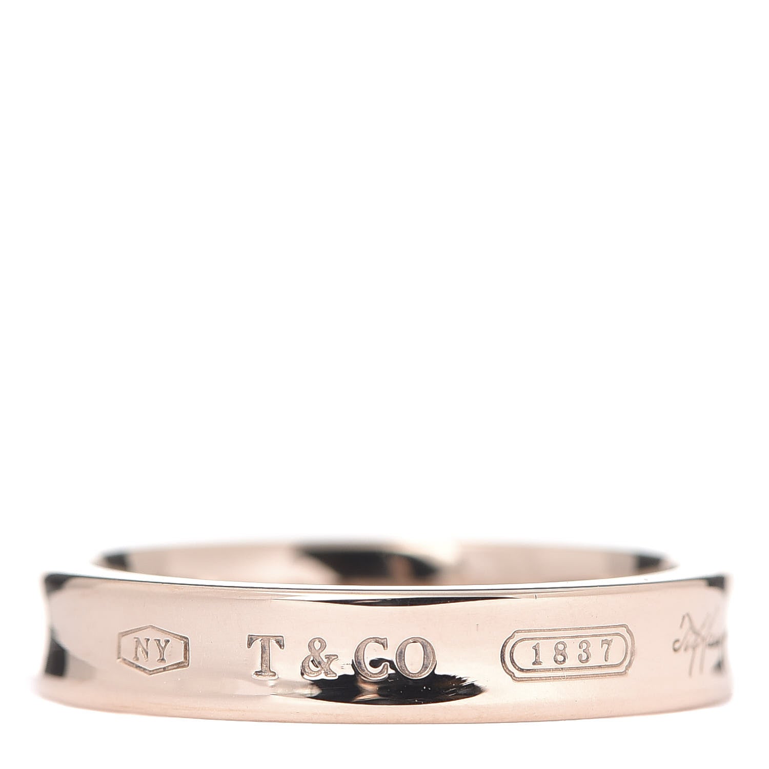 Tiffany Rubedo Narrow 1837 Band Ring 54 7 576618 – FASHIONPHILE