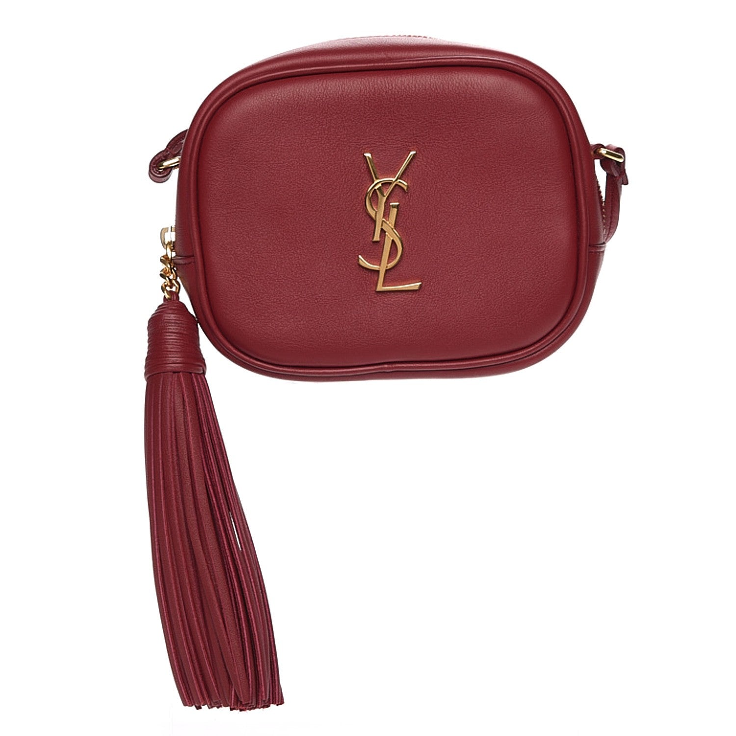 Saint Laurent Nappa Monogram Blogger Bag Palissandre 210099 – FASHIONPHILE