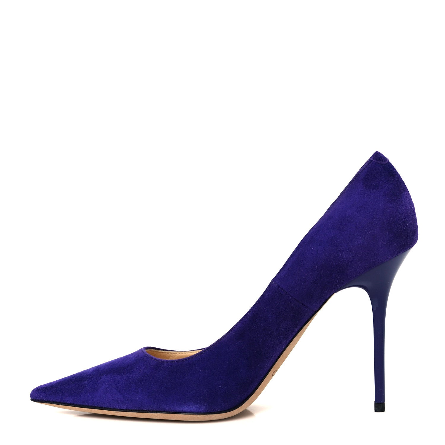 Jimmy Choo Suede Abel Pumps 38 Violet 1774305 – FASHIONPHILE