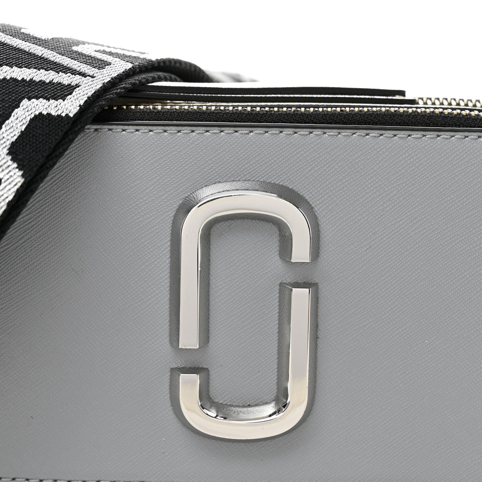 Marc Jacobs Saffiano Small Snapshot Camera Bag Grey Multicolor 1775069 ...