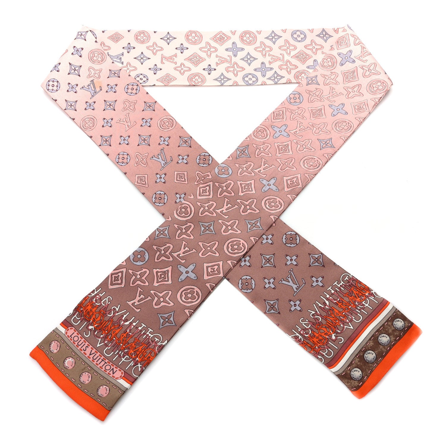 Louis Vuitton Silk Monogram Map Bandeau 1461616 – FASHIONPHILE