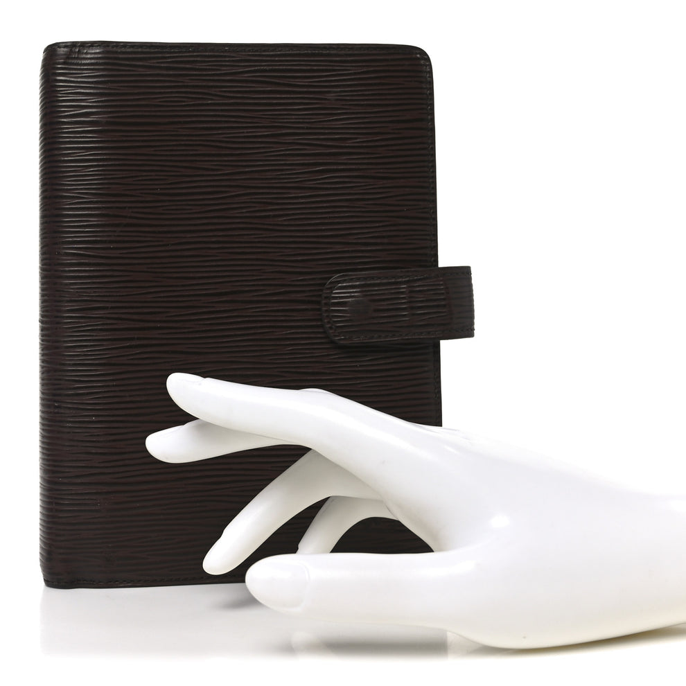 Louis Vuitton Epi Medium Ring Agenda Cover Moka 1848366 – FASHIONPHILE