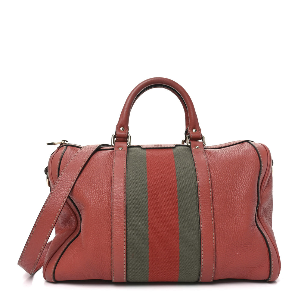 Gucci Calfskin Vintage Web Medium Boston Pink 1773570 – FASHIONPHILE