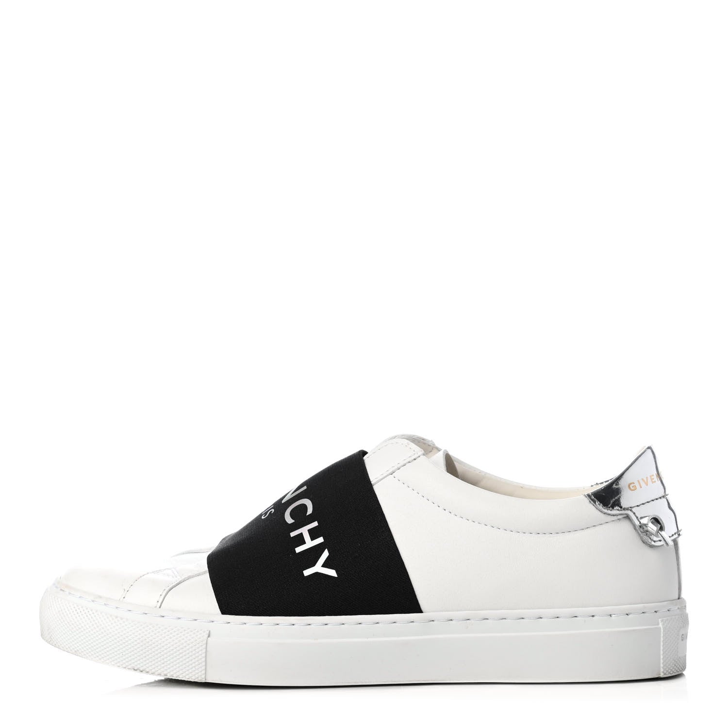 Givenchy Calfskin Band Logo Womens Urban Street Sneakers 36 White Black ...
