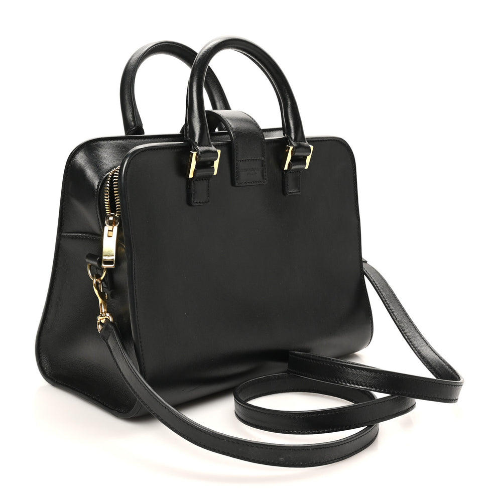 Saint Laurent Calfskin Monogram Baby Cabas Black 1794991 – FASHIONPHILE