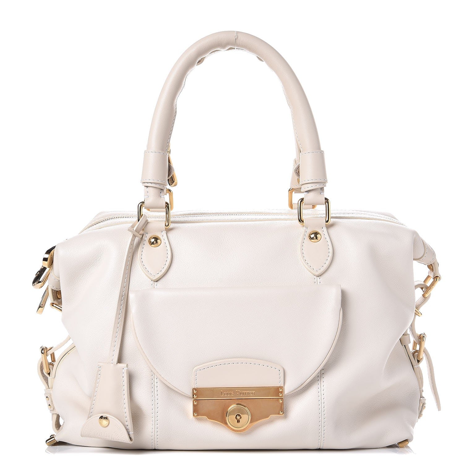 Louis Vuitton Calfskin Sac Louis White 279746 – FASHIONPHILE