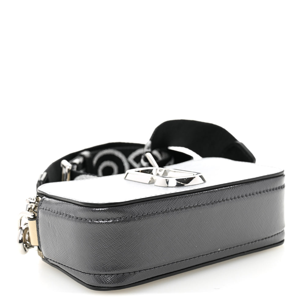 Marc Jacobs Saffiano Small Snapshot Camera Bag Grey Multicolor 1775069 ...