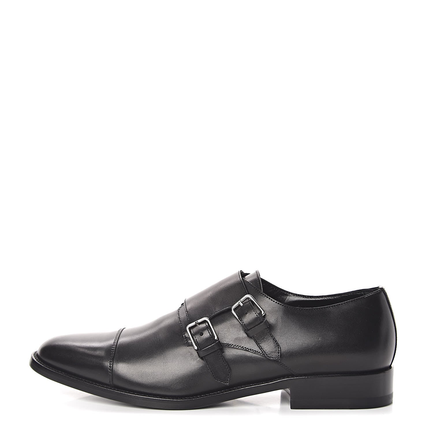 Saint Laurent Calfskin Mens Dylan 20 Monk Oxford 40 Black 494240 ...
