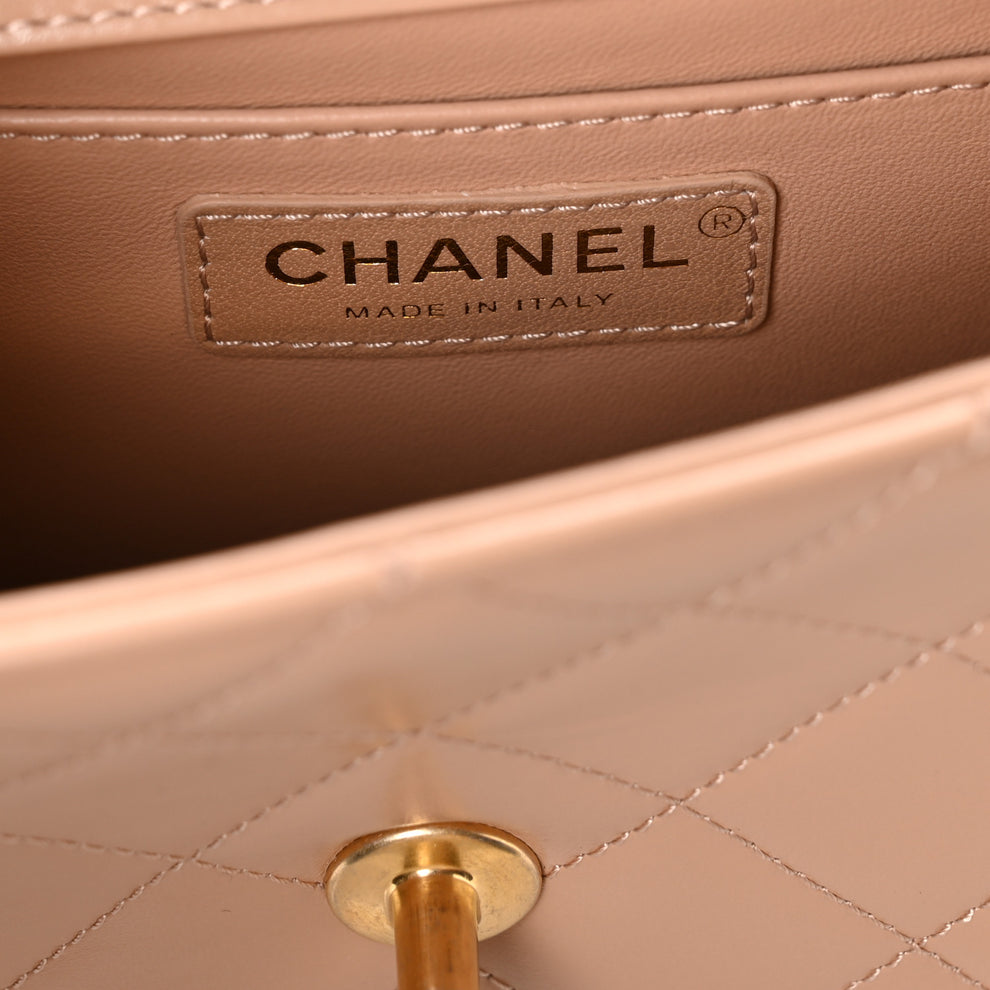 Chanel Calfskin Quilted Perfect Fit Flap Beige 1786563 – FASHIONPHILE