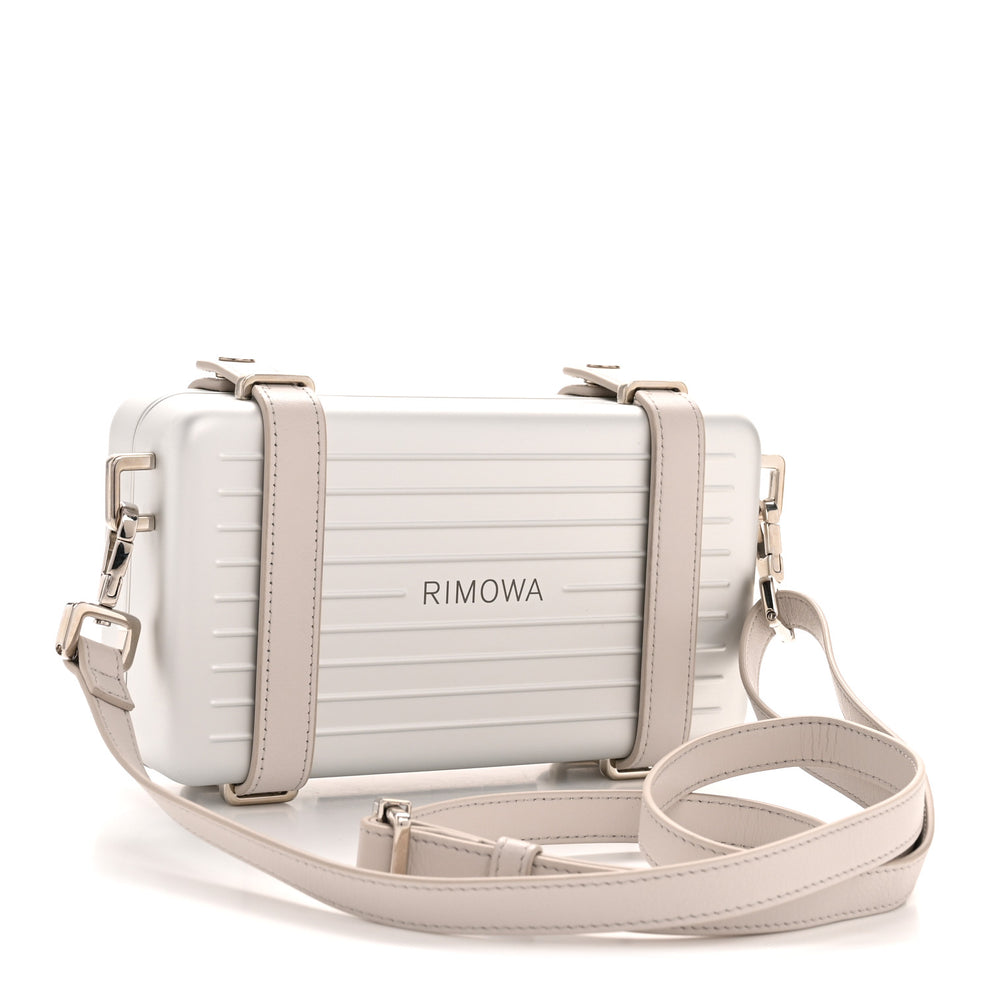 Christian Dior X RIMOWA Aluminum Personal Clutch On Strap Silver ...