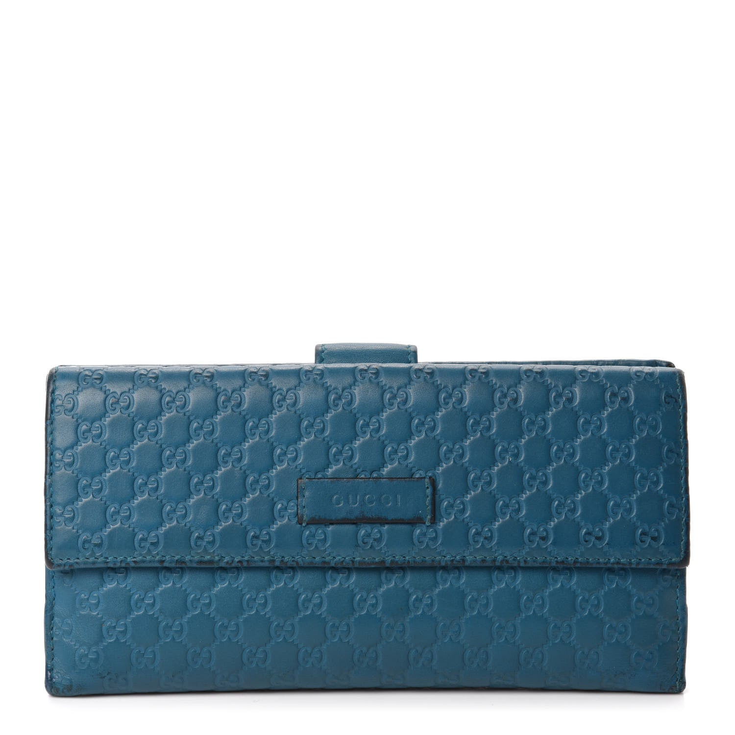Gucci Microguccissima Continental Flap Wallet Deep Cobalt 704092 ...