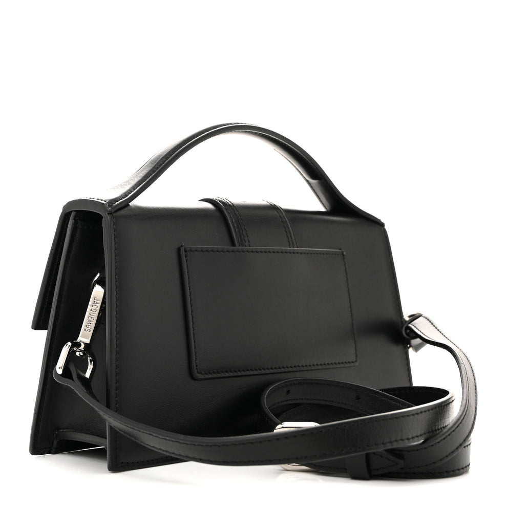 Jacquemus Smooth Calfskin Le Grand Bambino Black 1780334 – FASHIONPHILE