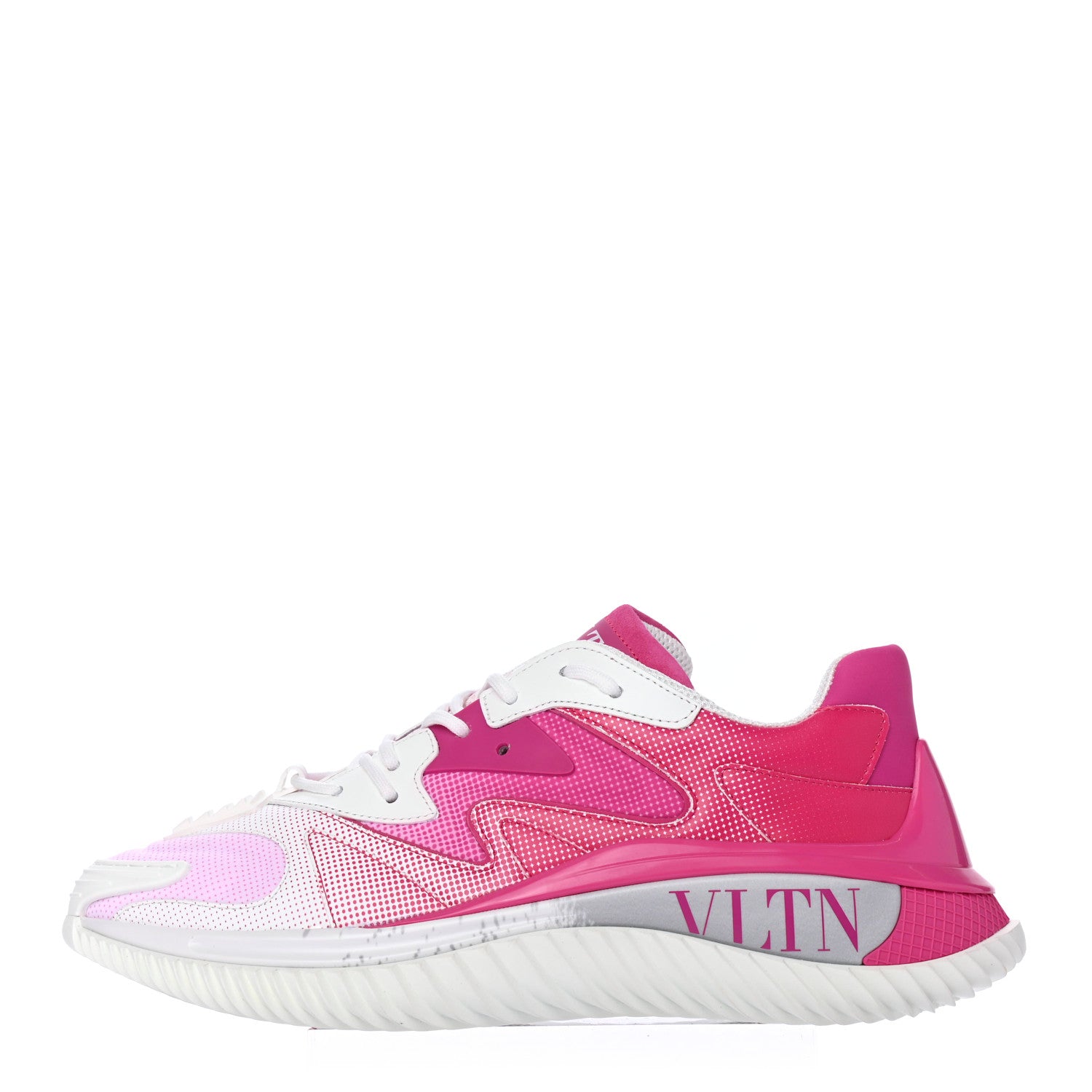 Valentino Garavani Neoprene Wade Runner Sneakers 38 White Pink 819178 ...