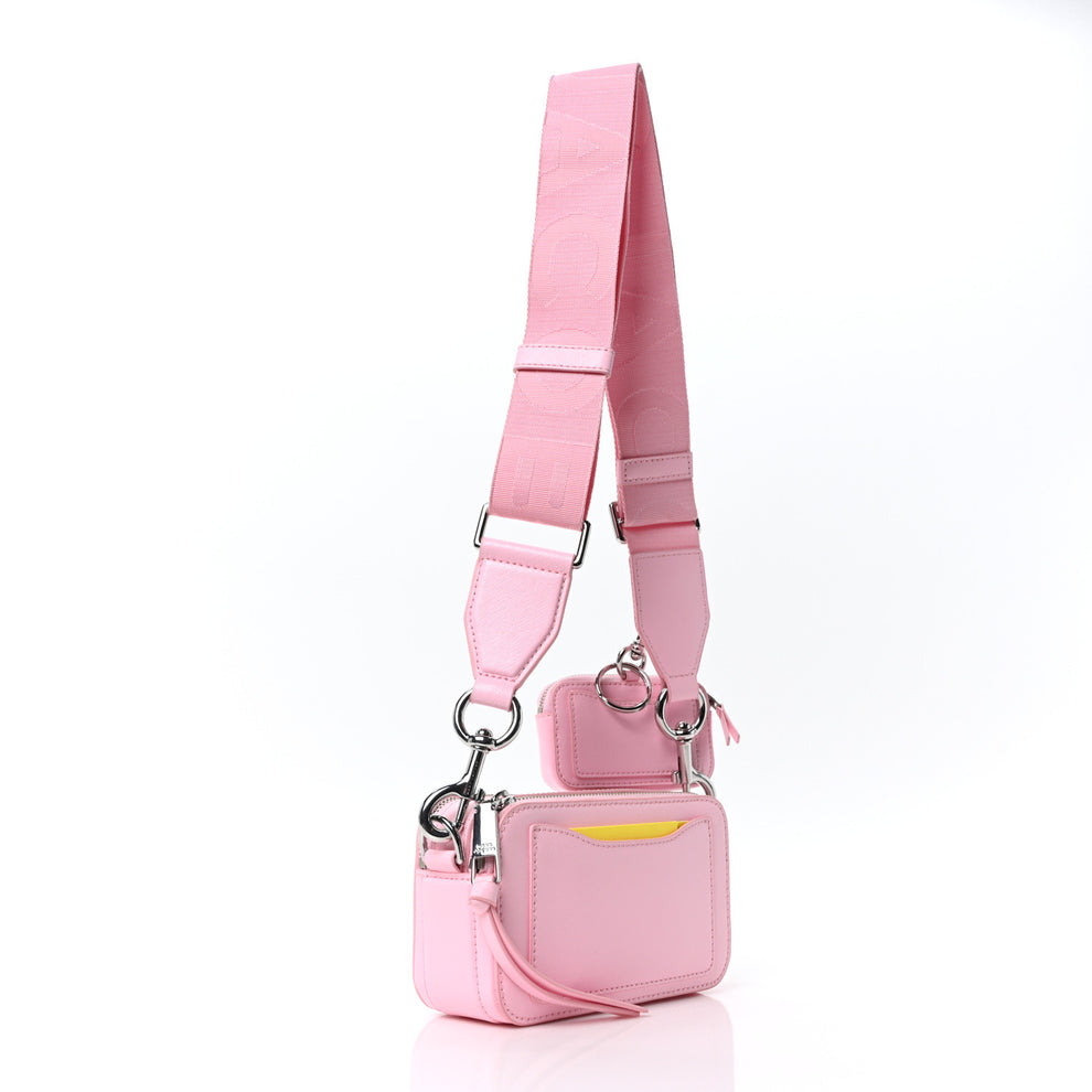 Marc Jacobs Saffiano Utility Snapshot Camera Bag Bubblegum 1788439 ...