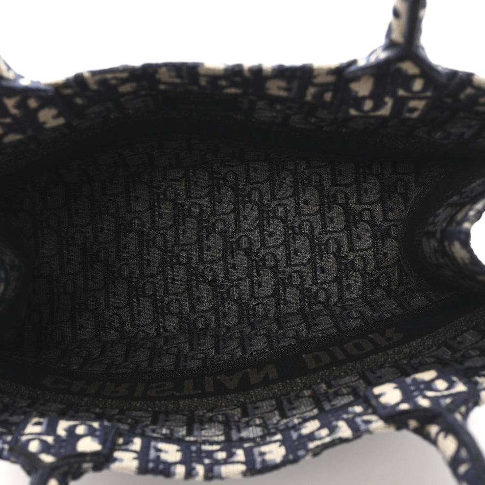 Christian Dior Oblique Medium Book Tote Blue Multicolor 1778240 ...