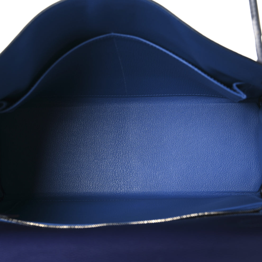 Hermes Evercolor Verso Kelly Retourne 32 Bleu Encre Bleu Zellige ...