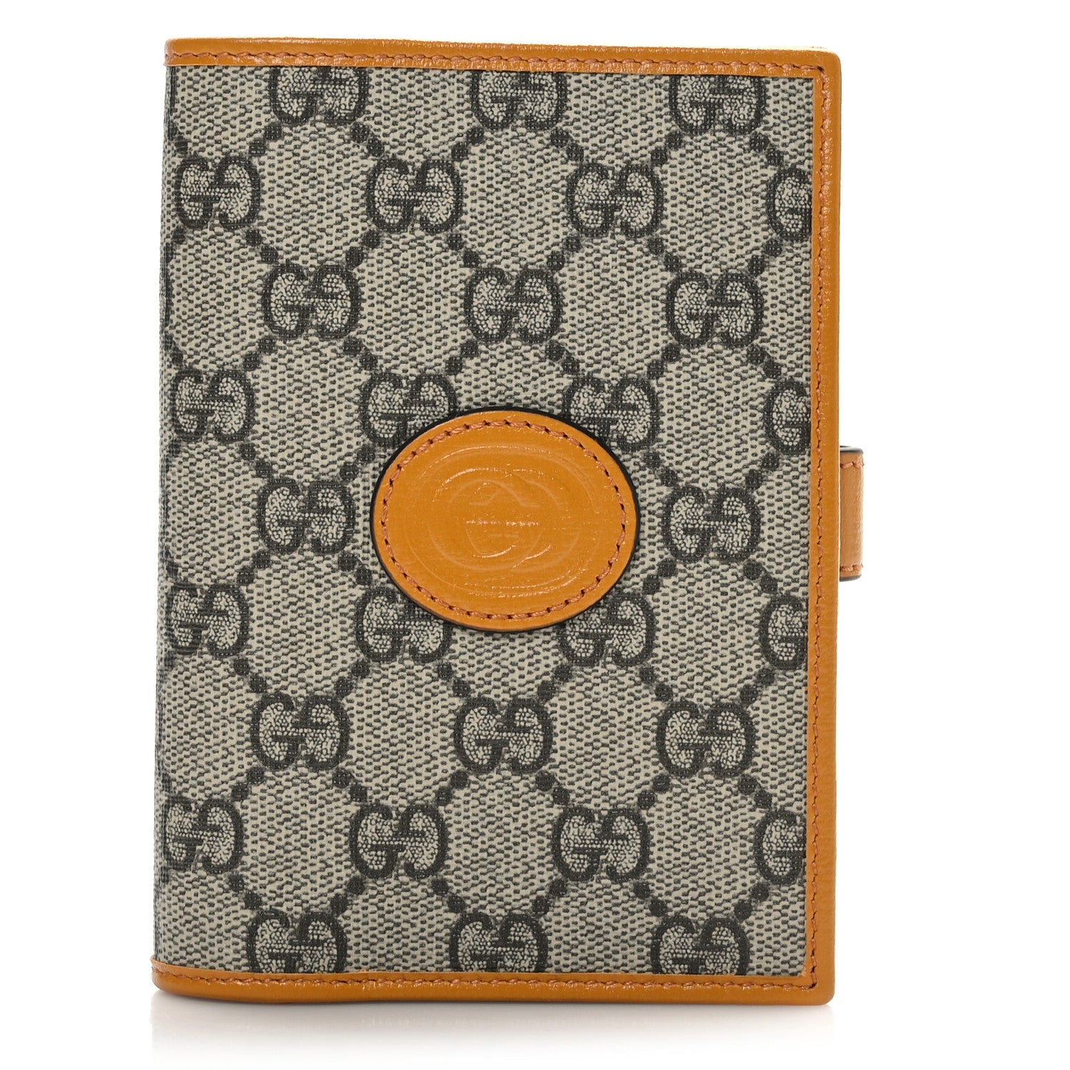 Gucci GG Supreme Monogram Textured Calfskin Retro Interlocking G ...