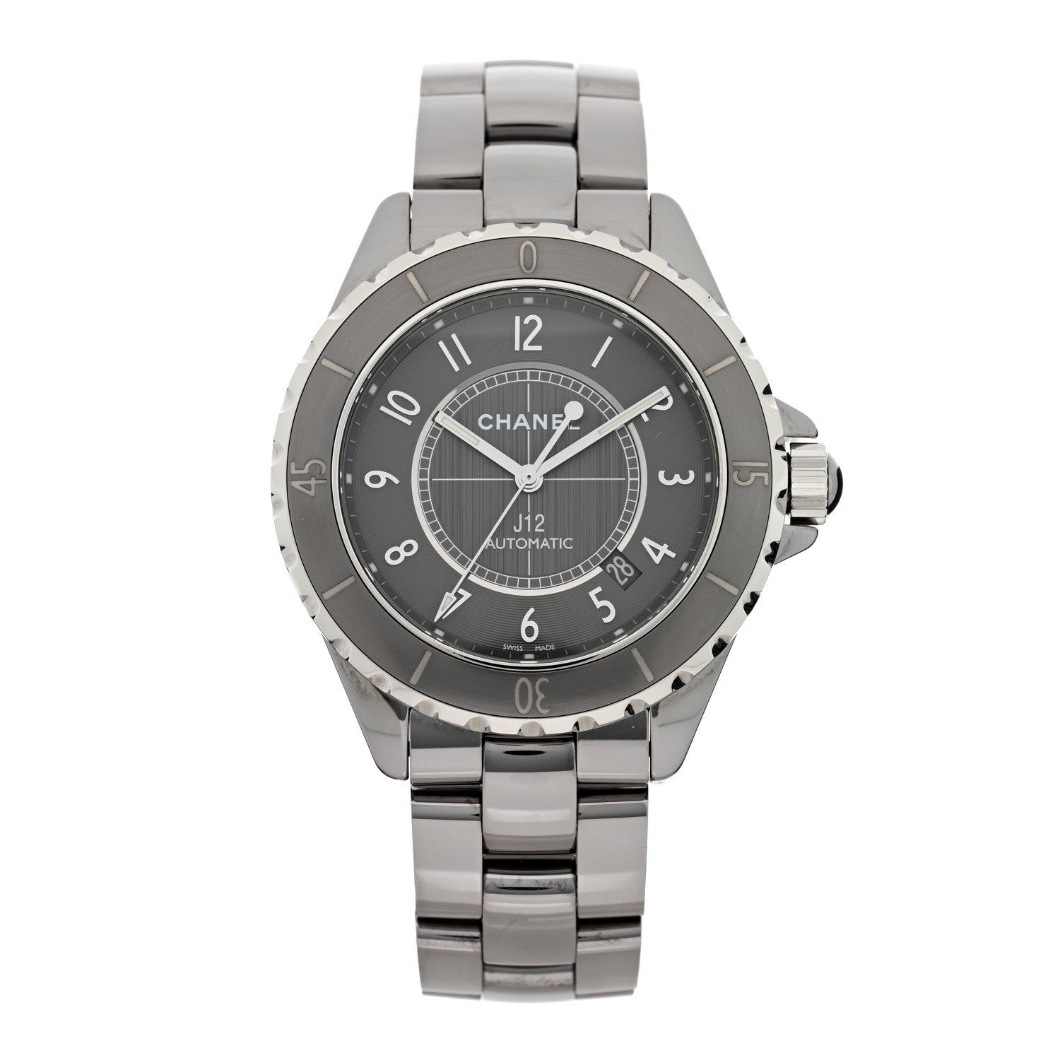Chanel Titanium Ceramic 38mm J12 Chromatic Automatic Watch 1469434 ...