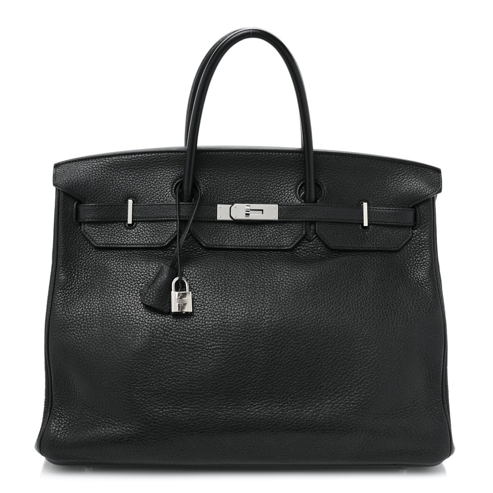 Hermes Taurillon Clemence Birkin 40 Black 1470412 – FASHIONPHILE