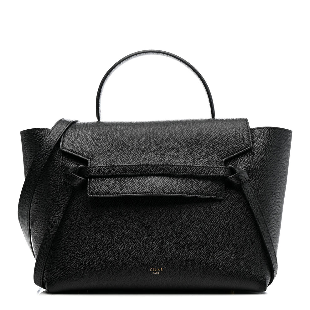 Celine Baby Grained Calfskin Mini Belt Bag Black 1780501 – FASHIONPHILE