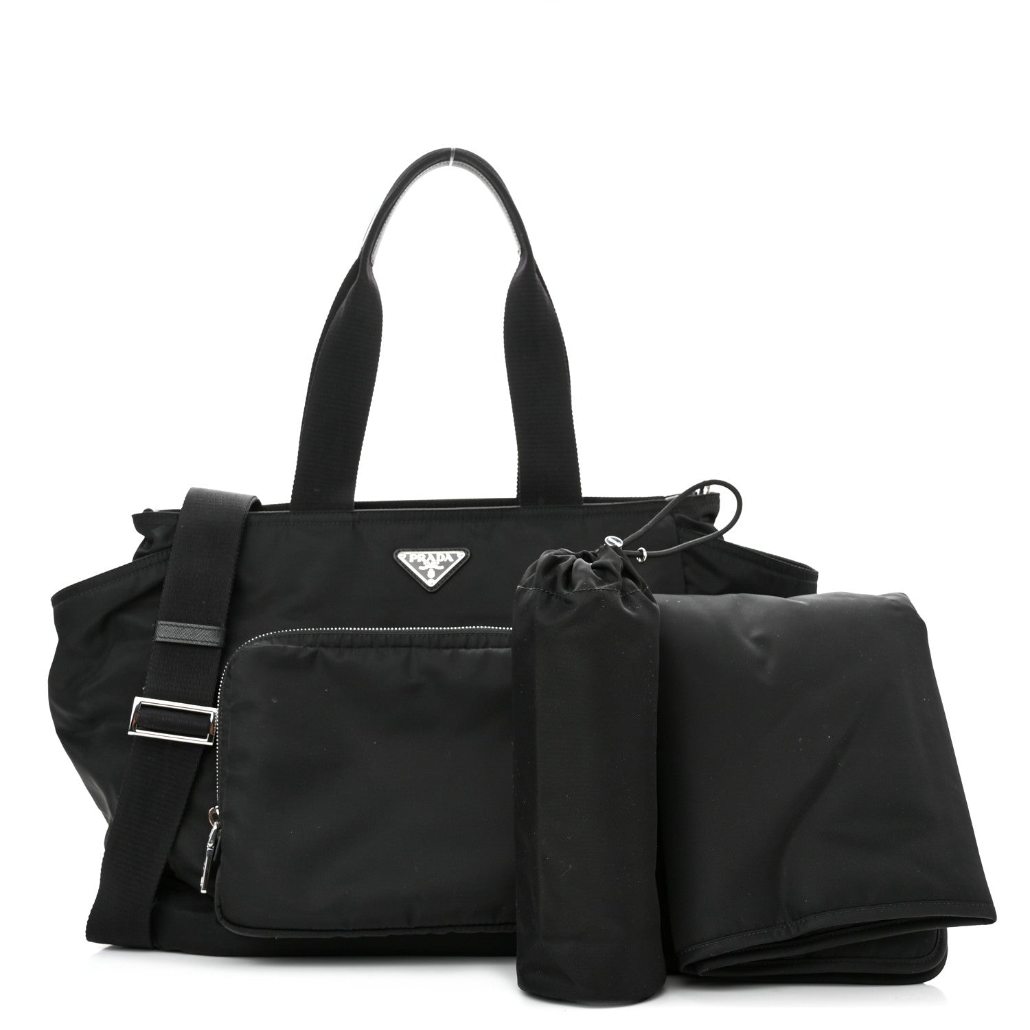 Prada Nylon Vela Baby Bag Black 1211066 – FASHIONPHILE