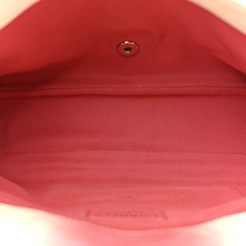 Chanel Caviar Quilted Ombre Jumbo Single Flap White Rose Pink 1775157 ...