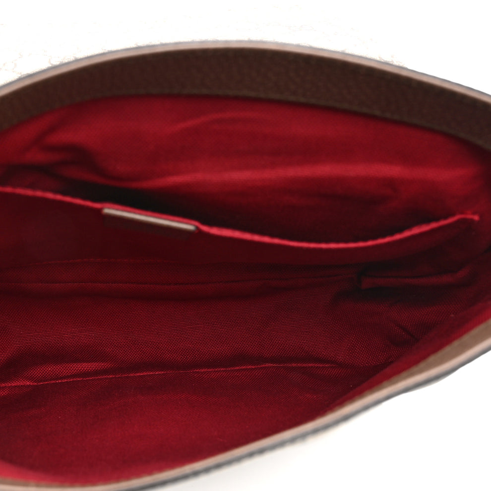 Gucci GG Supreme Monogram Textured Dollar Calfskin Retro Interlocking G ...