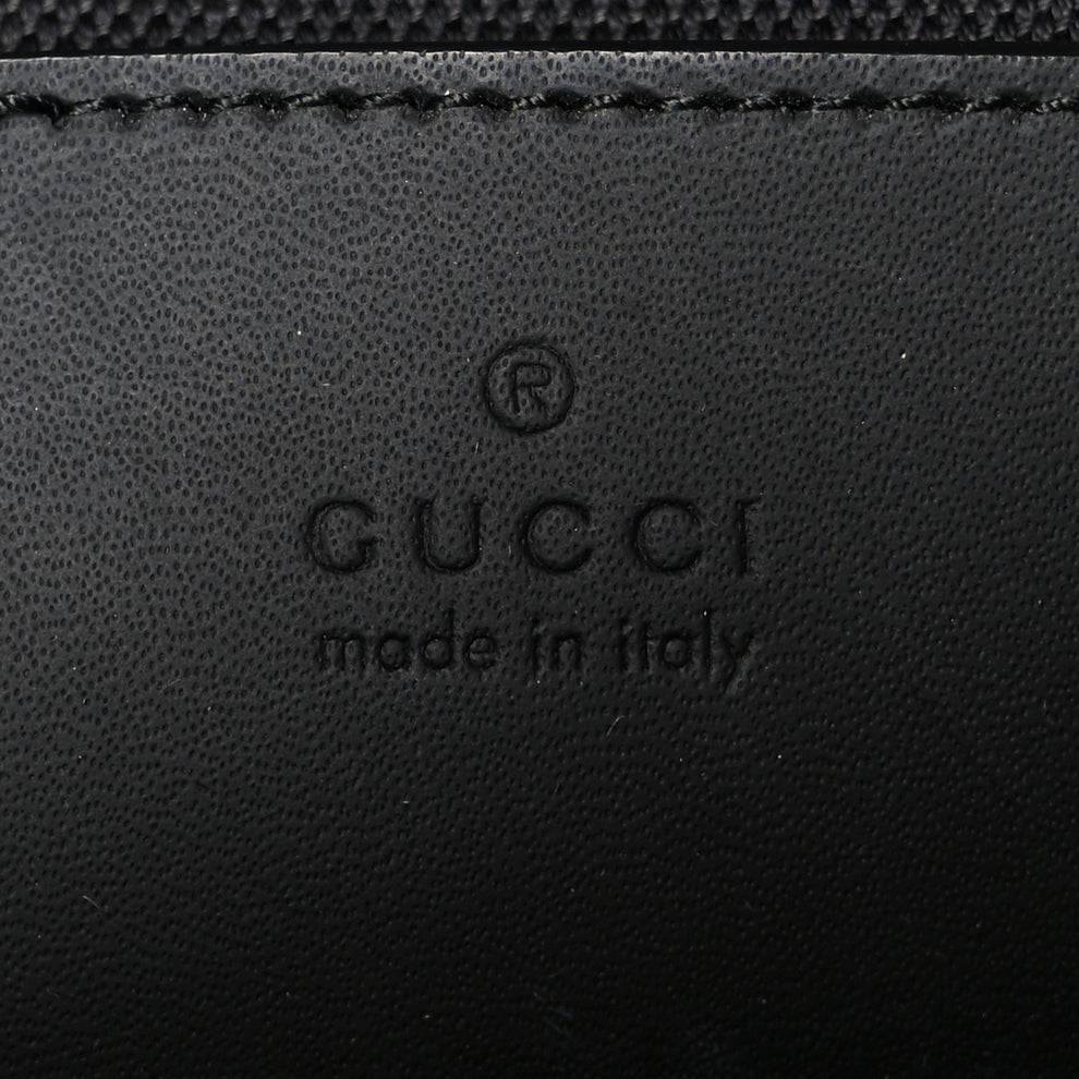 Gucci Denim Cuoio Harness GG Monogram Small Ophidia Dome Shoulder Bag ...