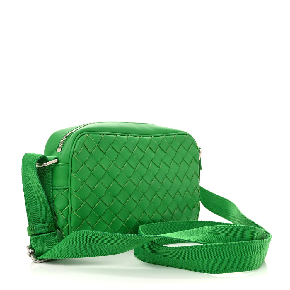 Bottega Veneta Calfskin Intrecciato Small Camera Bag Parakeet 1789713 ...