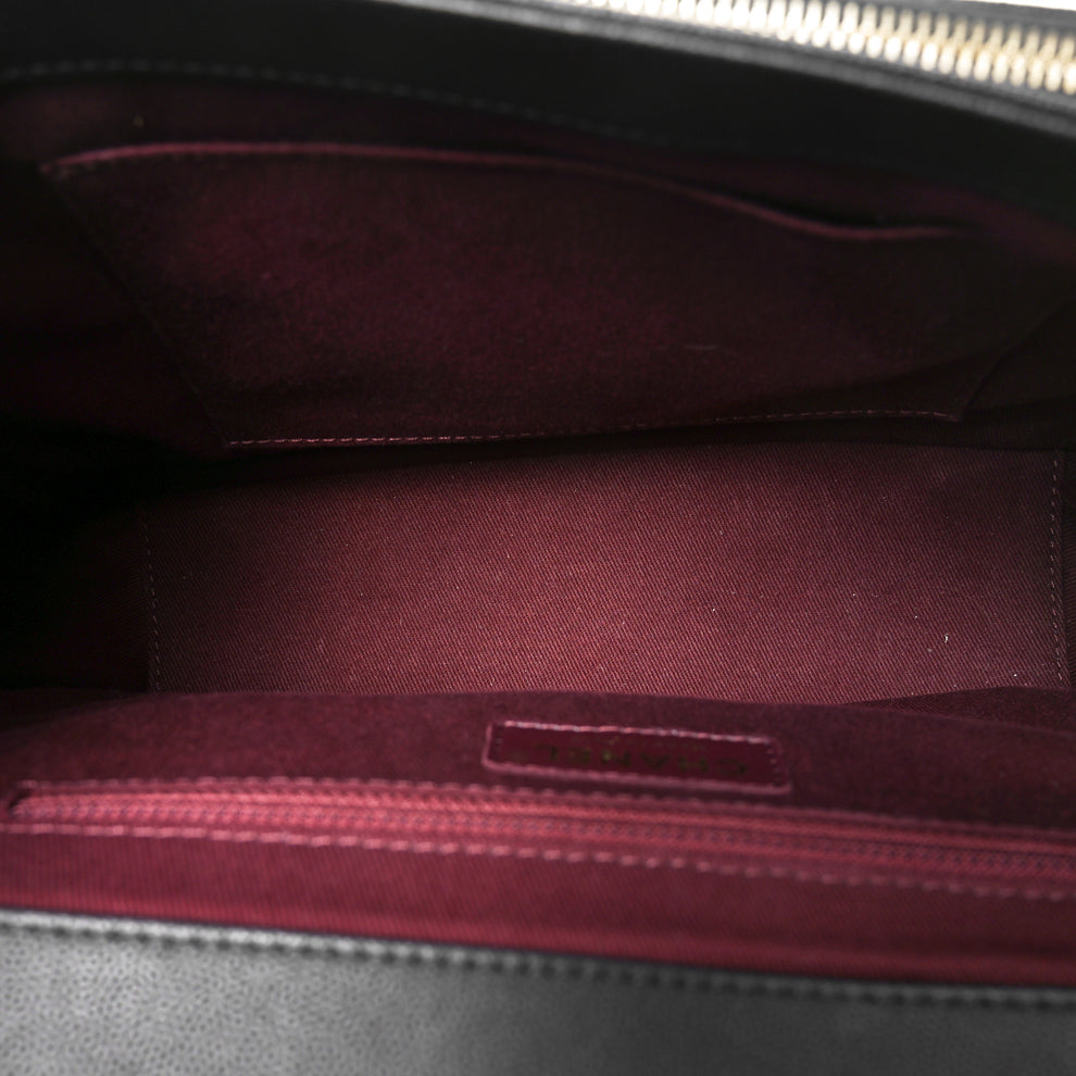 Chanel Caviar Quilted Large Business Affinity Flap Black 1793896 ...