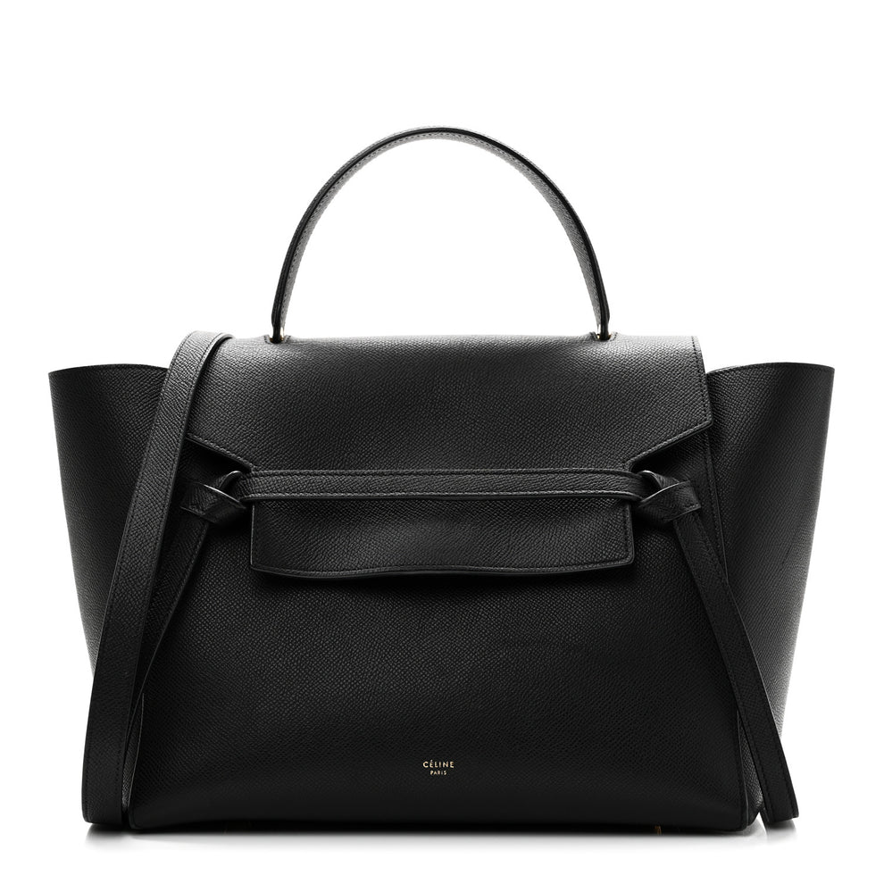 Celine Grained Calfskin Mini Belt Bag Black 1785990 – FASHIONPHILE