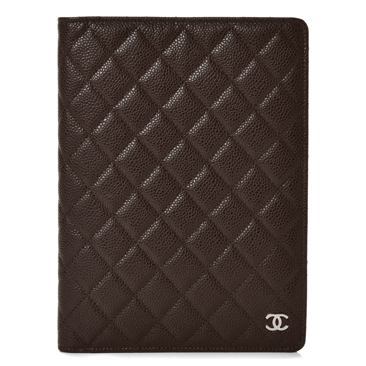 Chanel Caviar Quilted Notebook Agenda Cover Dark Brown 238425 ...