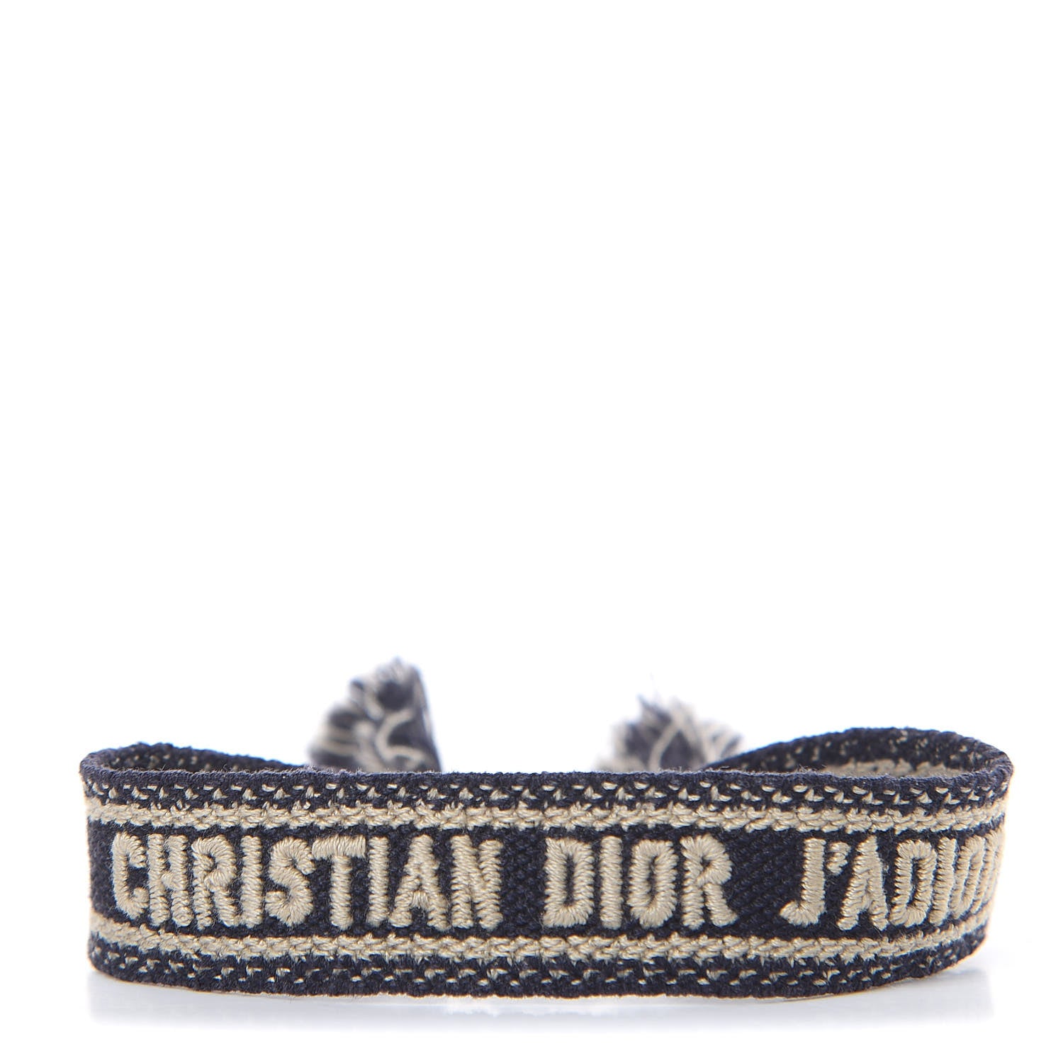Christian Dior Woven Cotton J'Adior Friendship Bracelet Navy 441509 ...