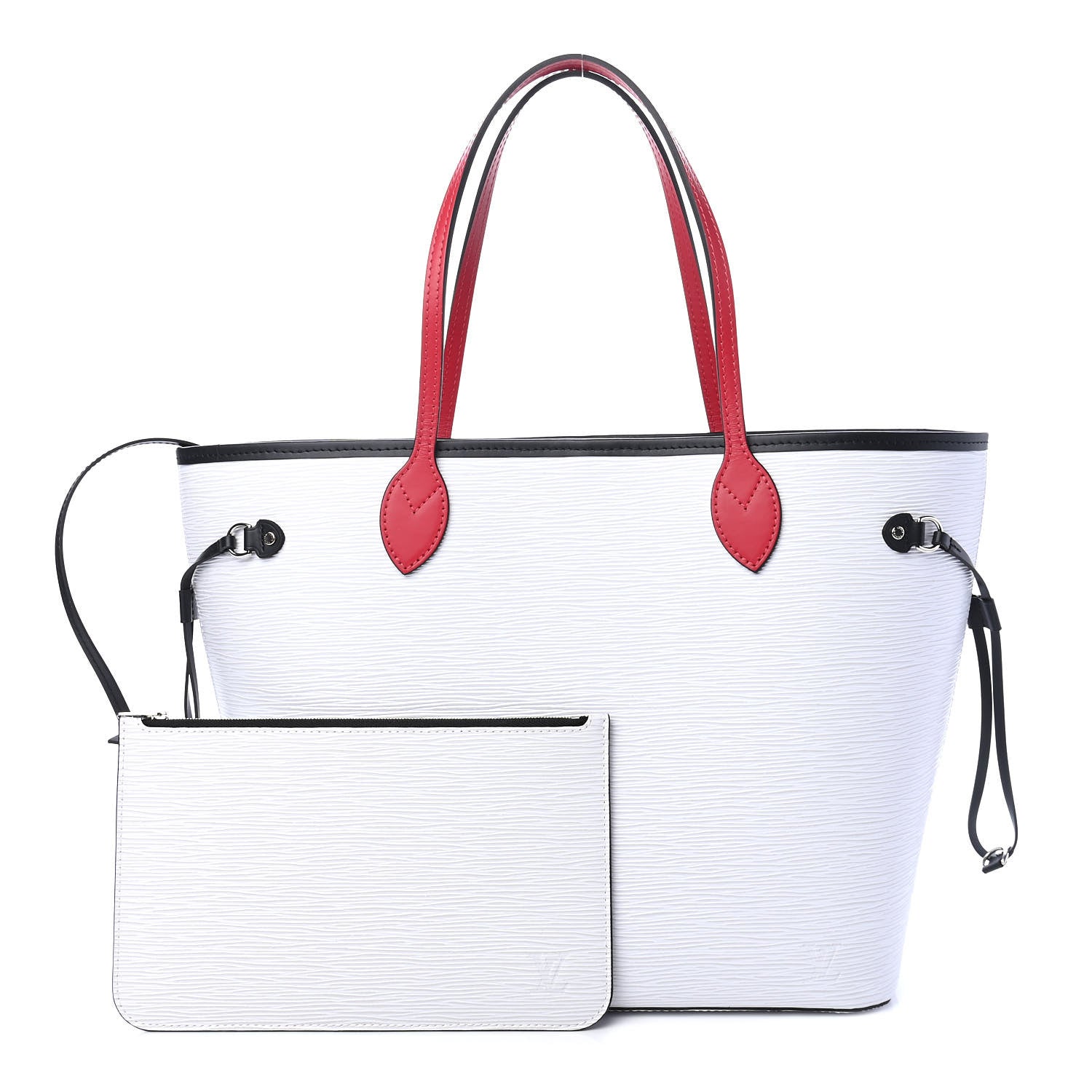 Louis Vuitton Epi Neverfull MM White Scarlet Black 852065 – FASHIONPHILE