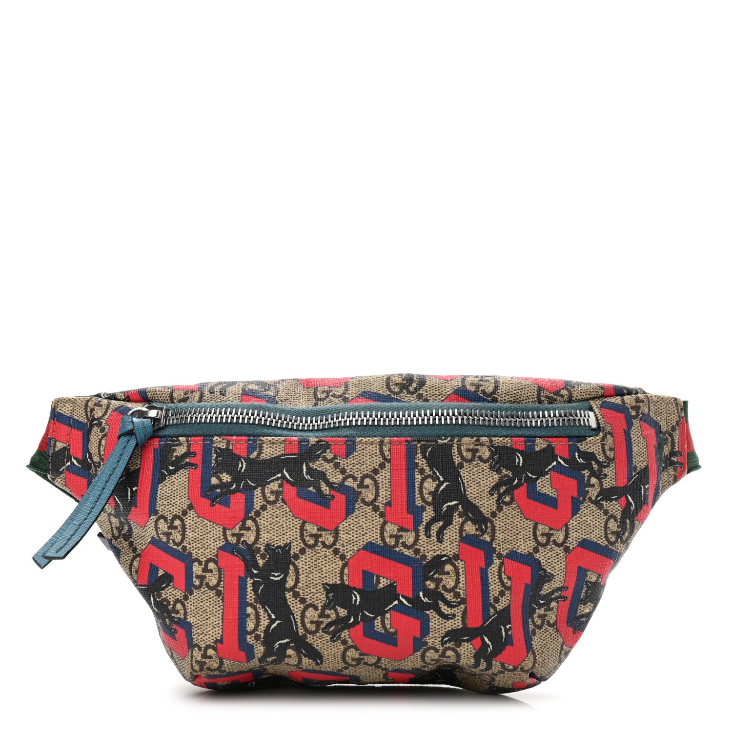 Gucci GG Supreme Monogram Gucci Wolf Belt Bag 1123112 – FASHIONPHILE
