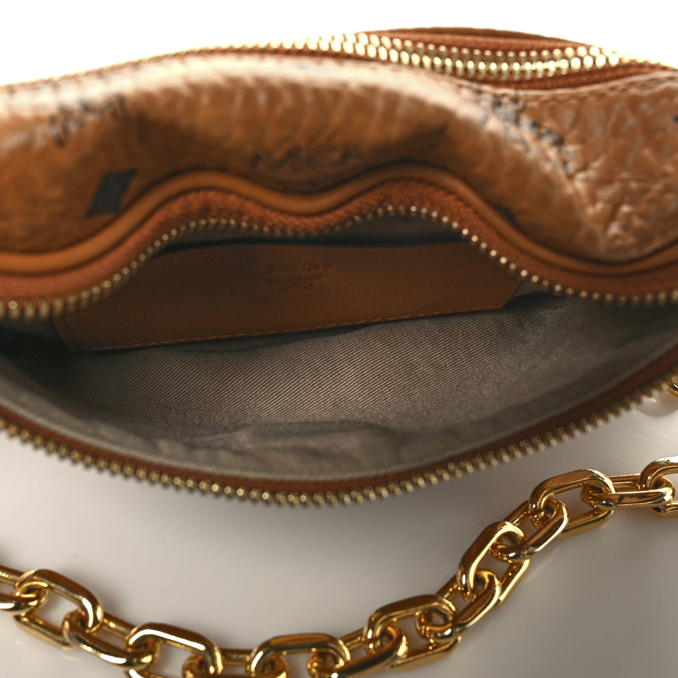 MCM Visetos Stark Belt Bag Cognac 1780284 – FASHIONPHILE