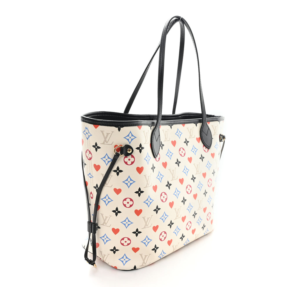 Louis Vuitton Game On Neverfull MM White 1780567 – FASHIONPHILE